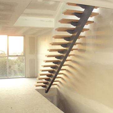 Steel-beam-open-stairs - Steel Stairs Melbourne | Balustrade | Timber ...